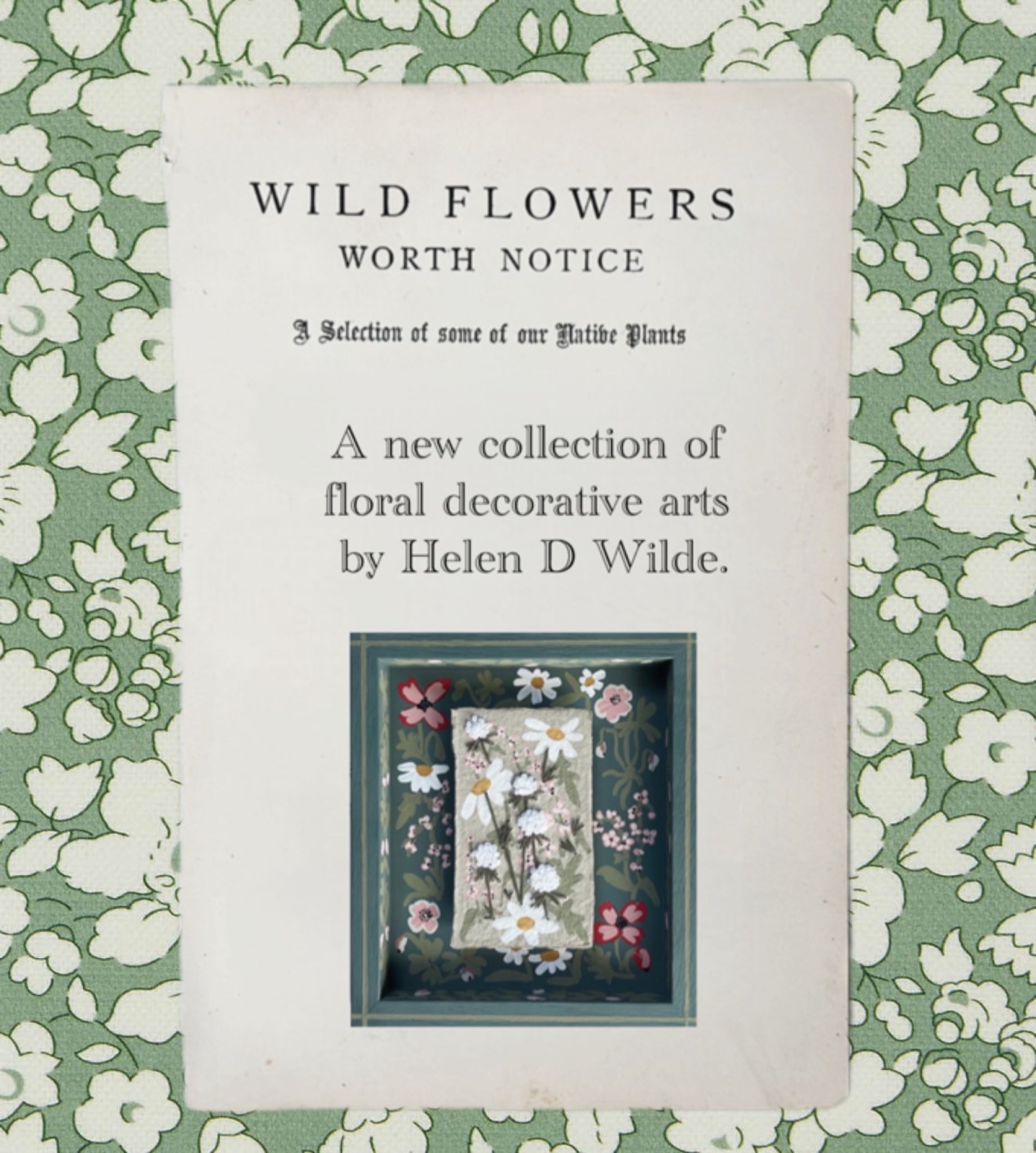 Helen Wilde Ovo Bloom Abstract Embroidery Art – ovo bloom