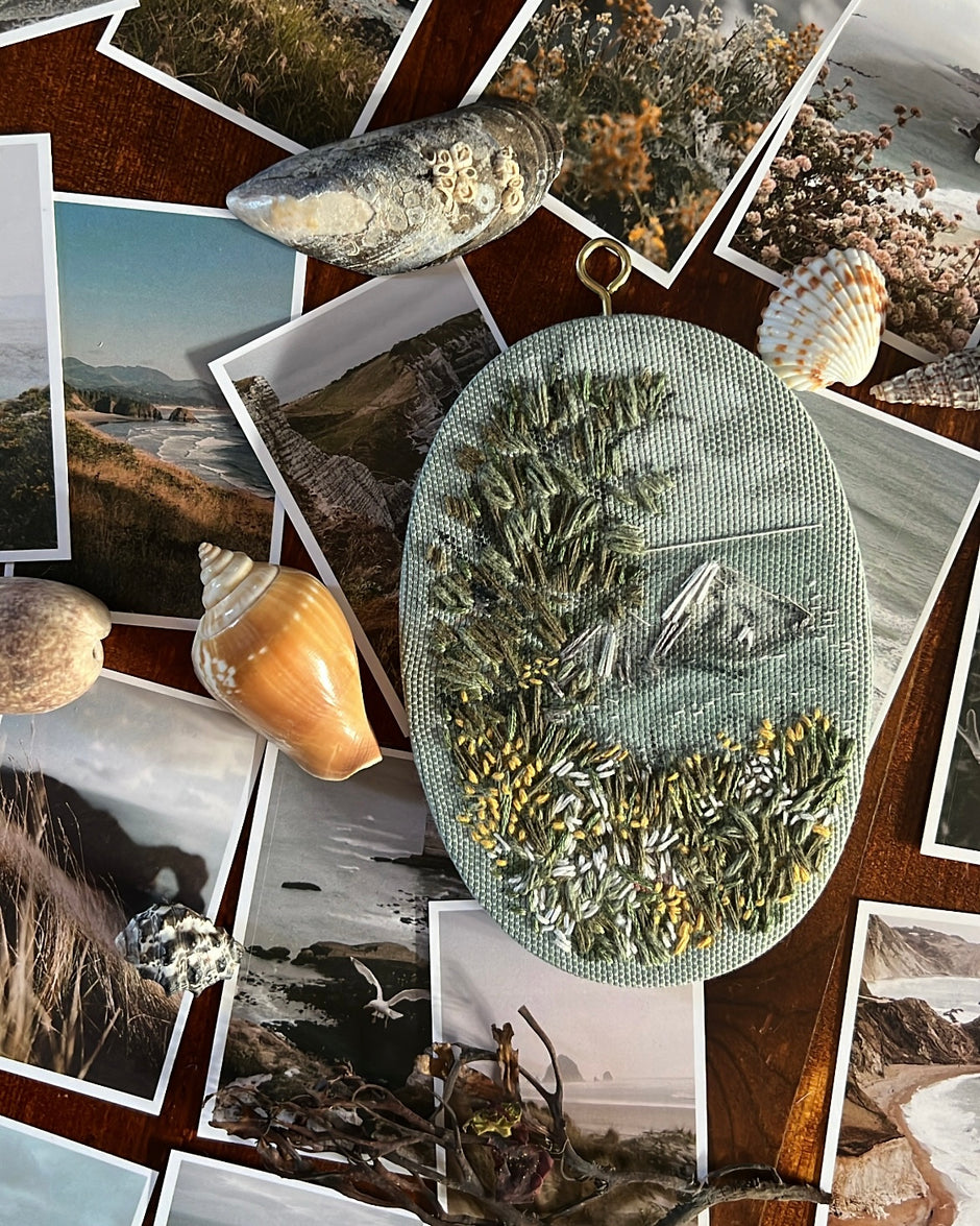 Helen Wilde Ovo Bloom Abstract Embroidery Art – ovo bloom