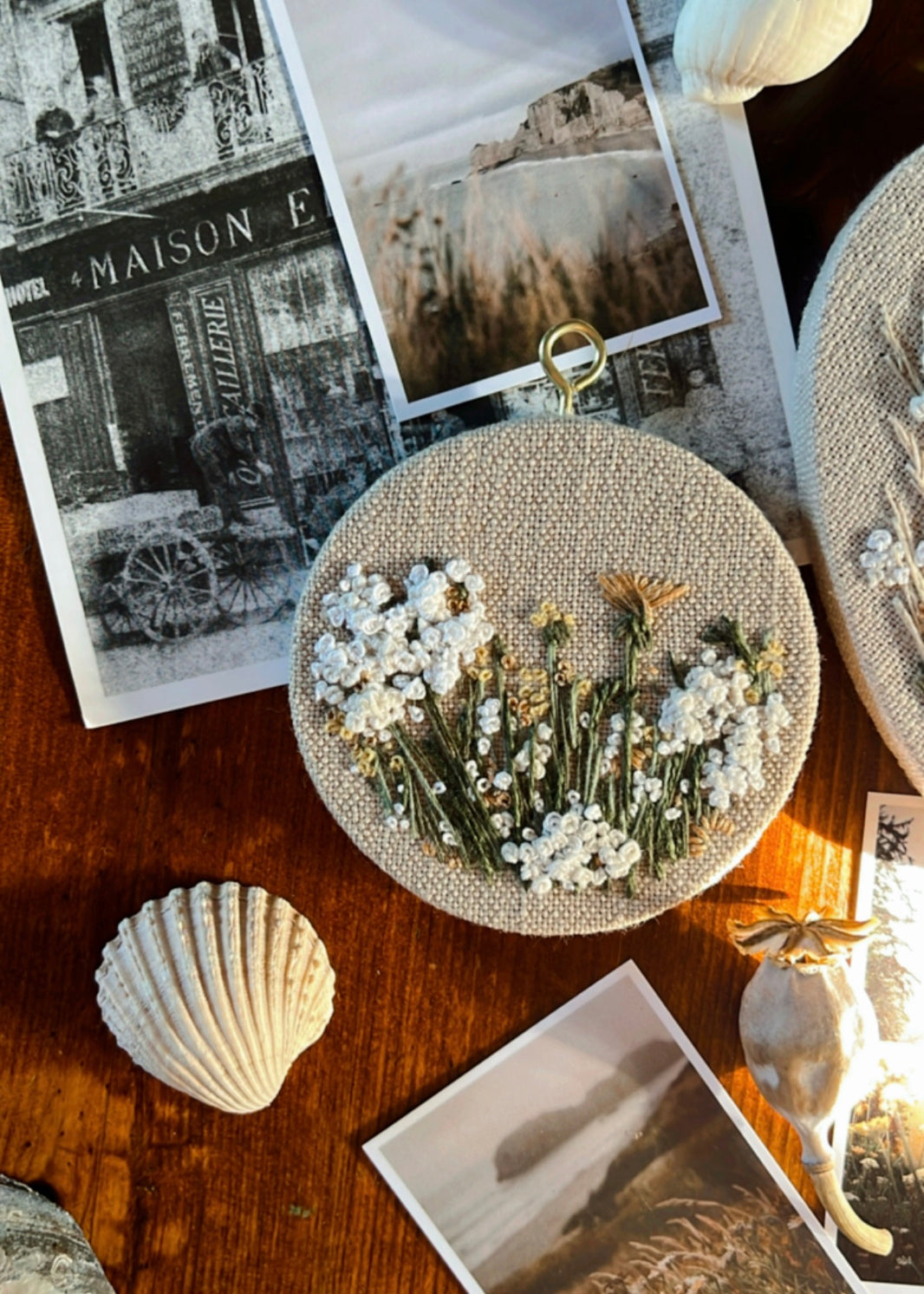 Helen Wilde Ovo Bloom Abstract Embroidery Art – ovo bloom