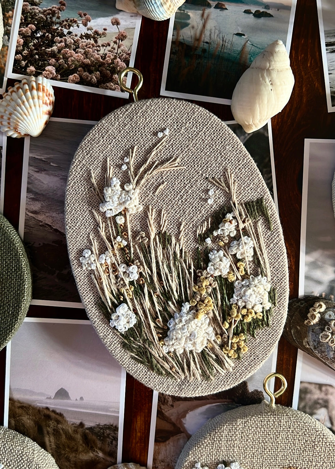 Helen Wilde Ovo Bloom Abstract Embroidery Art – ovo bloom
