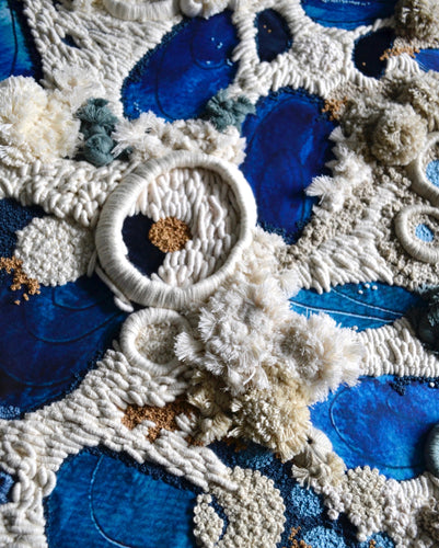Helen Wilde Ovo Bloom Abstract Embroidery Art – ovo bloom