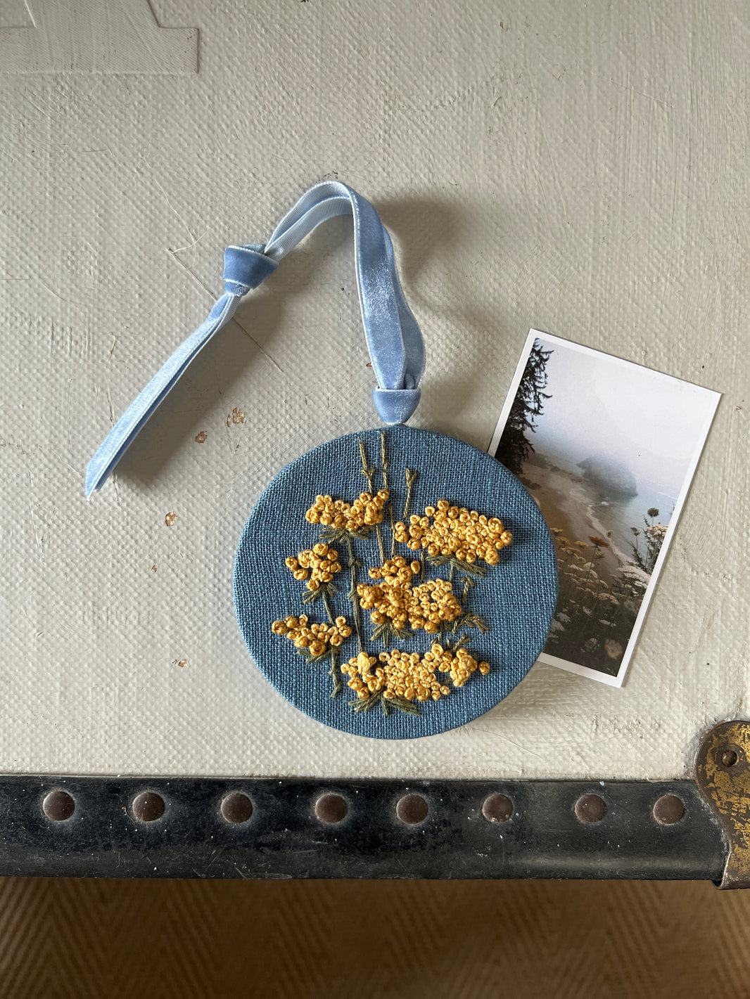 Helen Wilde Ovo Bloom Abstract Embroidery Art – ovo bloom