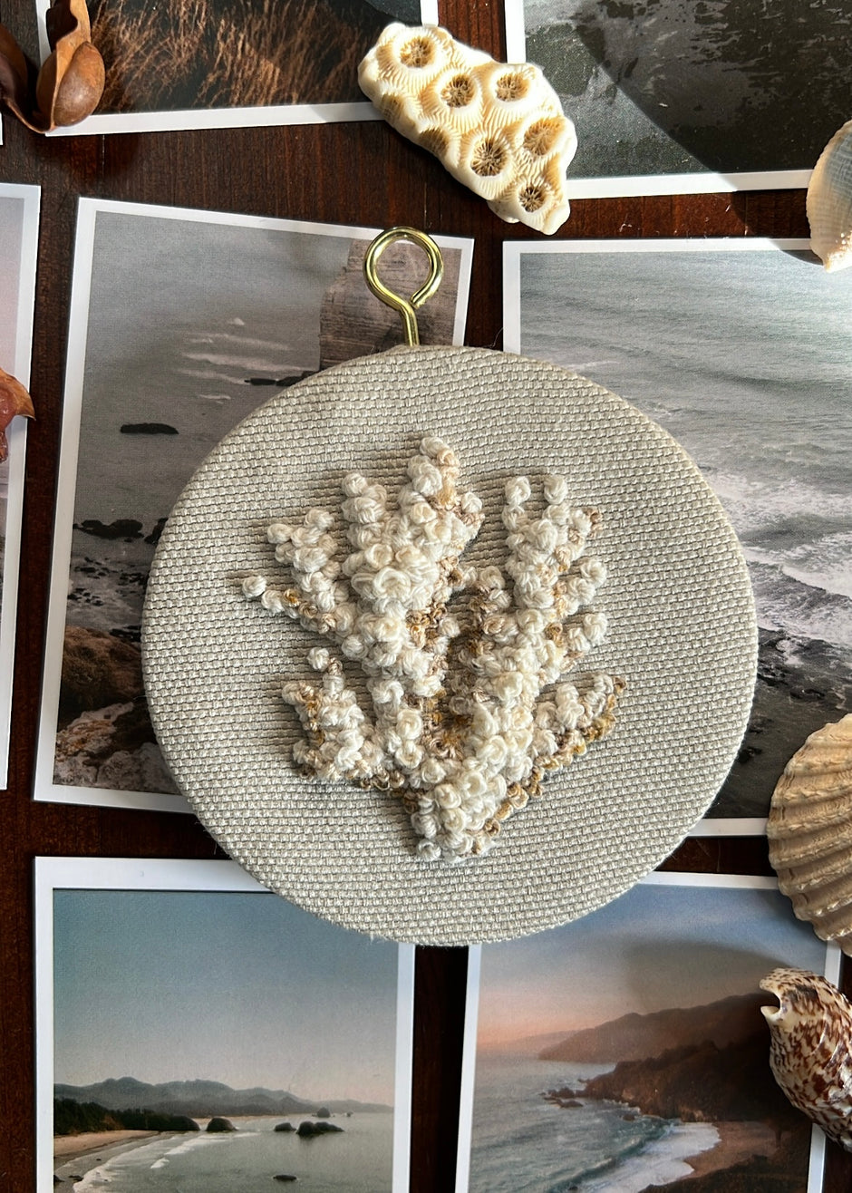 Helen Wilde Ovo Bloom Abstract Embroidery Art – ovo bloom