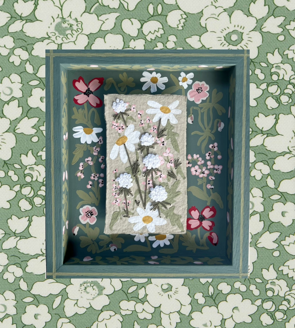 Helen Wilde Ovo Bloom Abstract Embroidery Art – ovo bloom