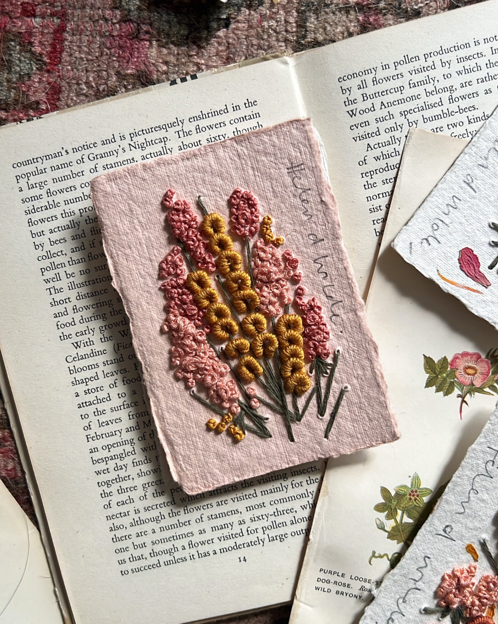 Helen Wilde Ovo Bloom Abstract Embroidery Art – ovo bloom